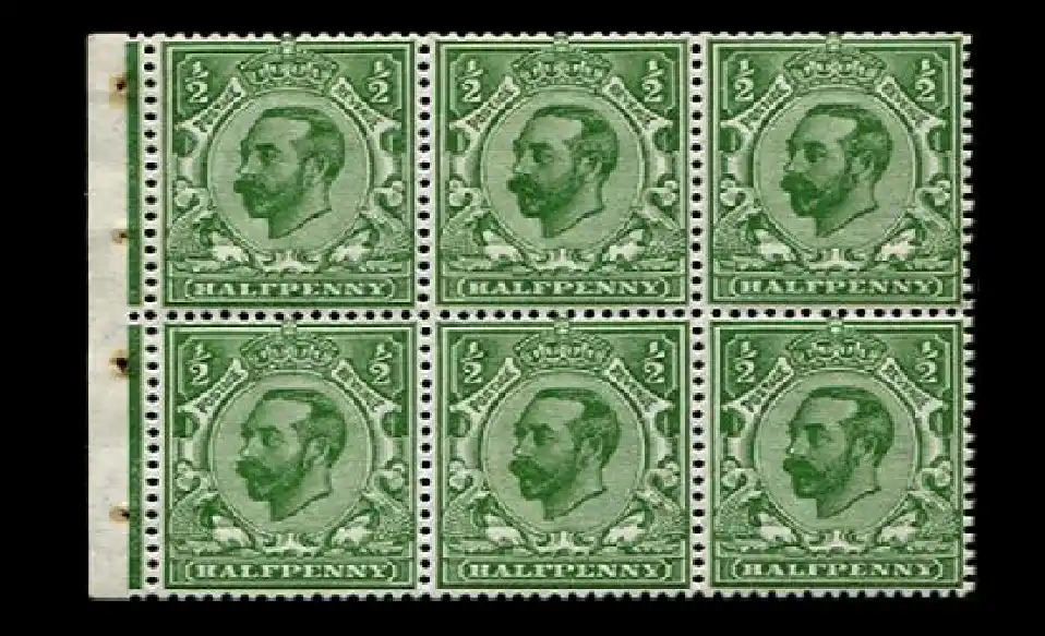 Classic British stamps – King George V Halfpenny Green ‘Downey Head ...
