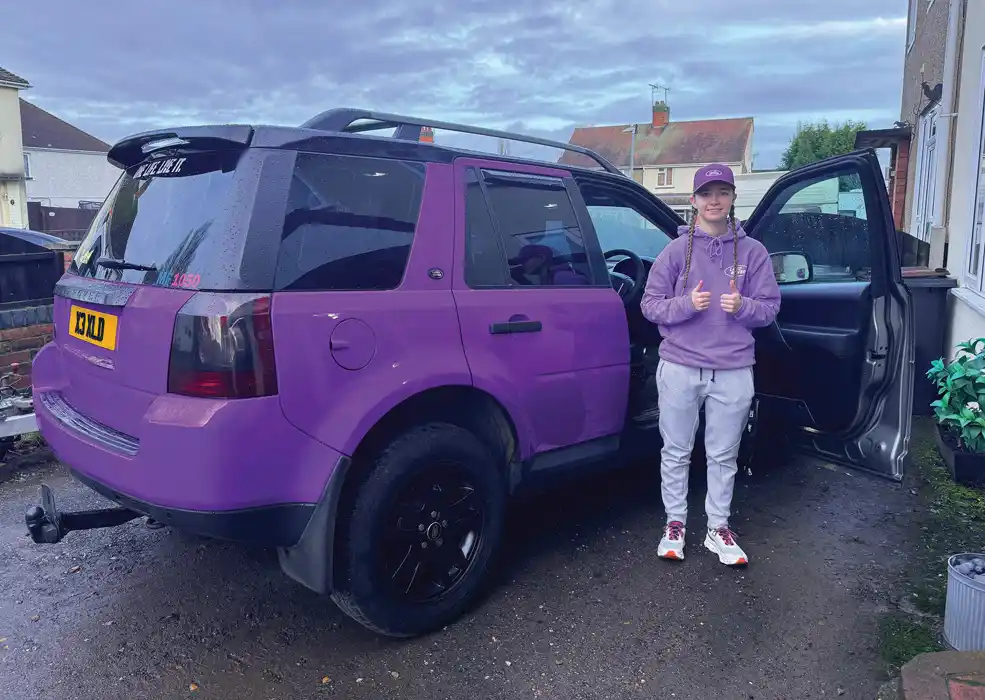 Purple power - Land Rover Monthly