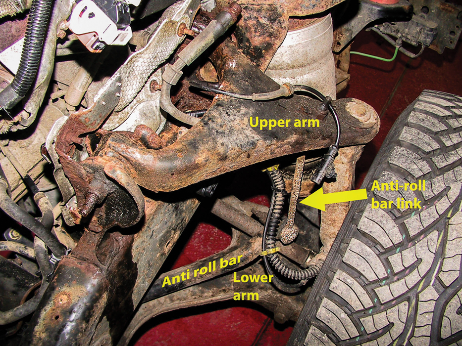 Replace a D3 front anti-roll (stabiliser) bar link - Land Rover Monthly