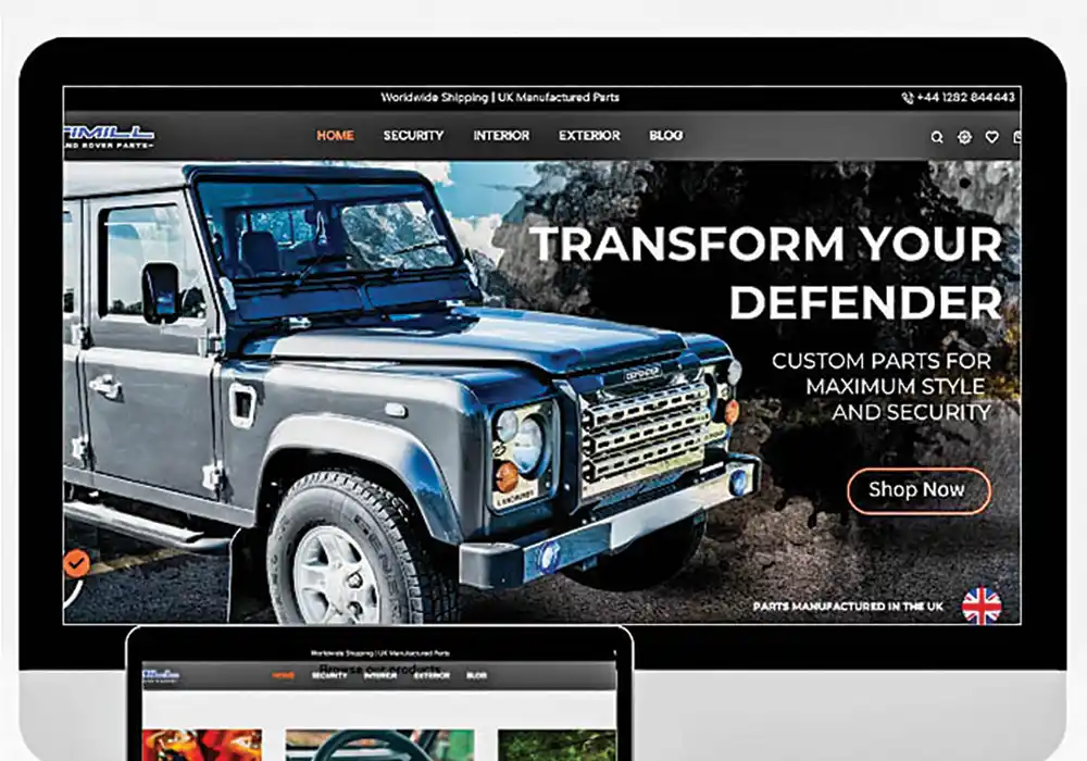 Optimill launches new website - Land Rover Monthly