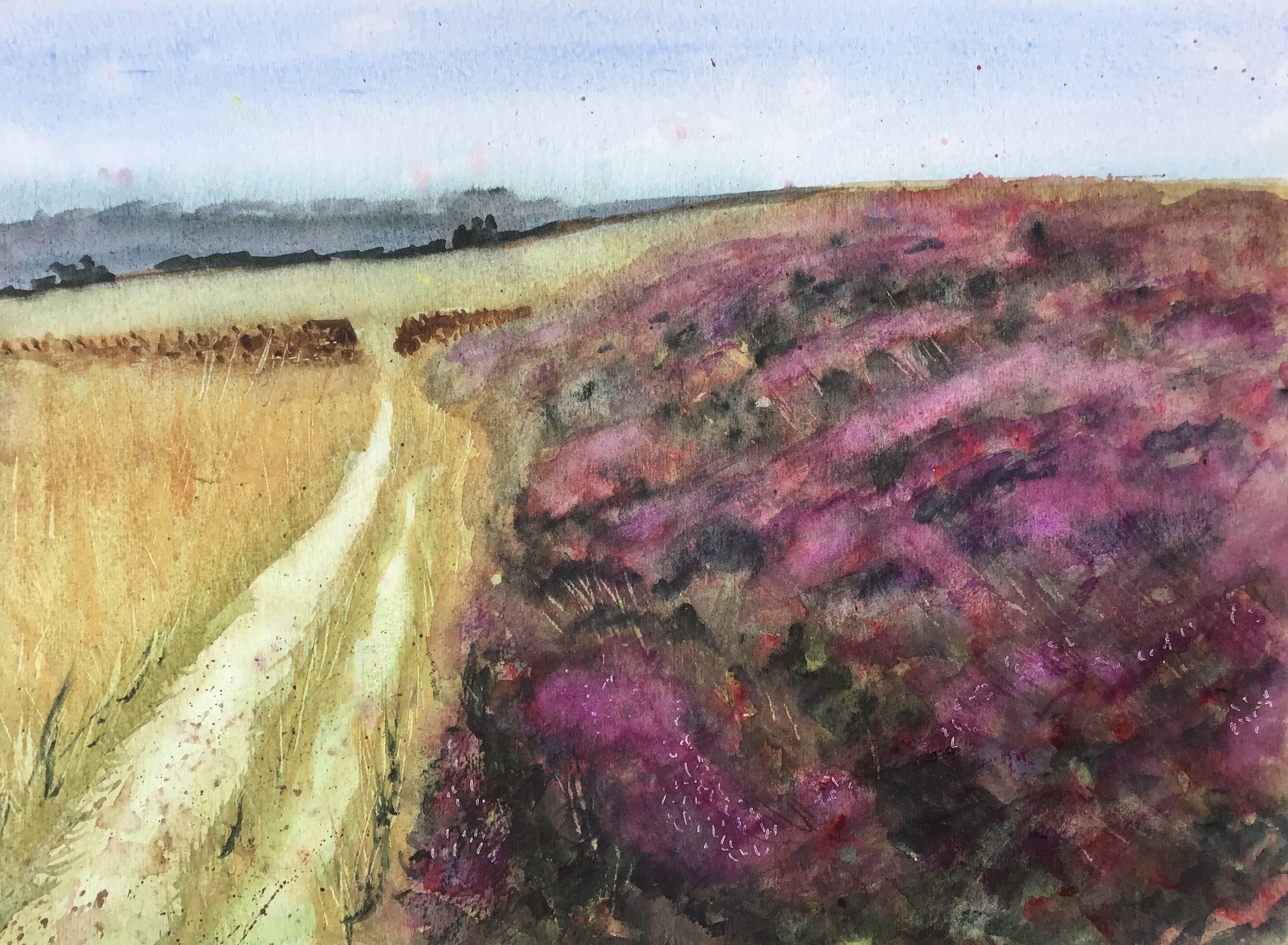 Heather Moor by Painters-Online Team | 30 July 2019
