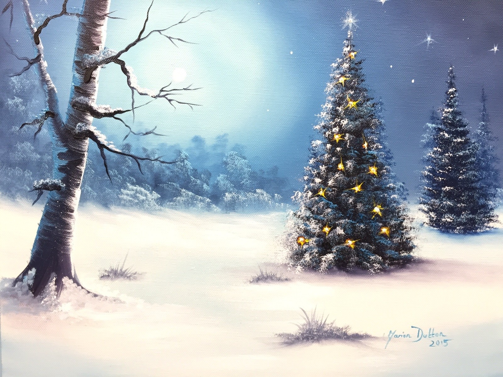 Silent Night - Oils by Marion Dutton | 25 March 2017
