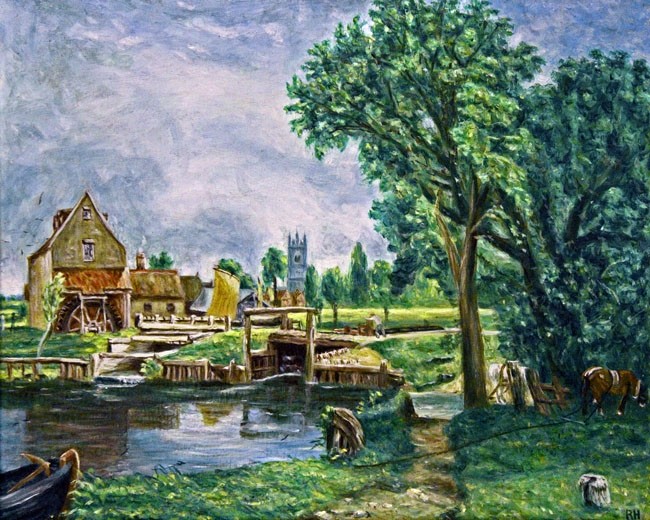 The Haywain - A Tribute to John Constable by Ronald Haber