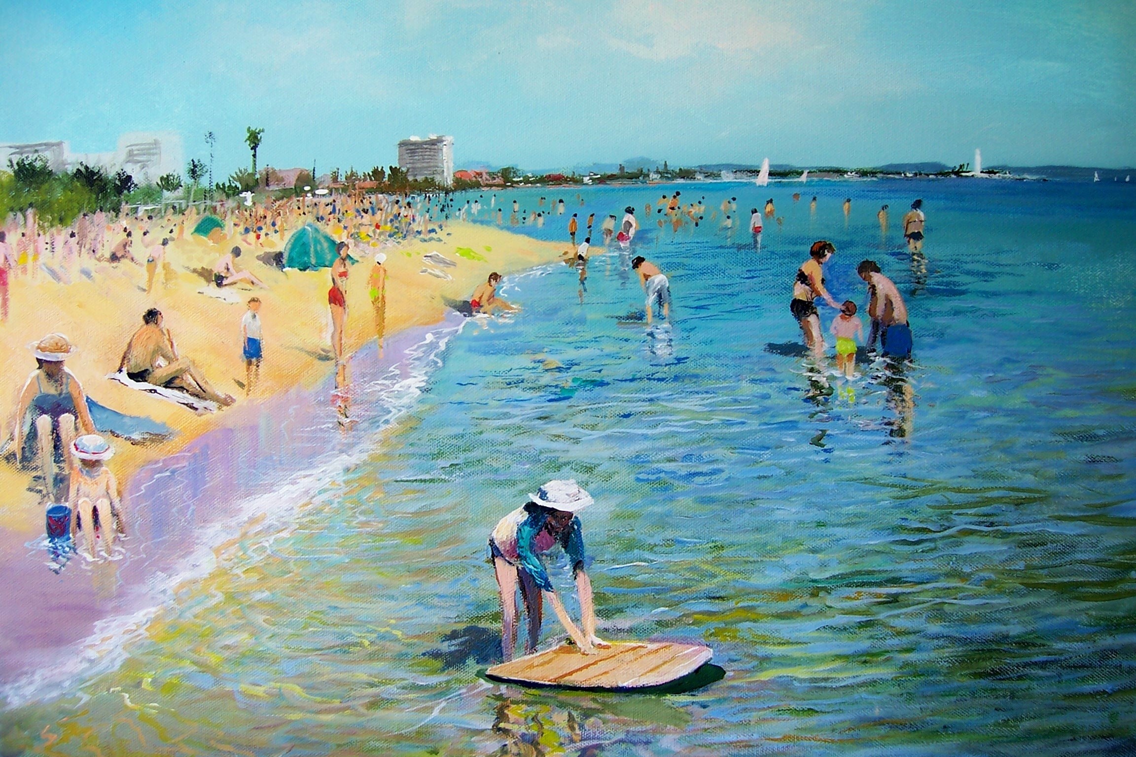 Beach Scene Melbourne by keith agar | 21 November 2016