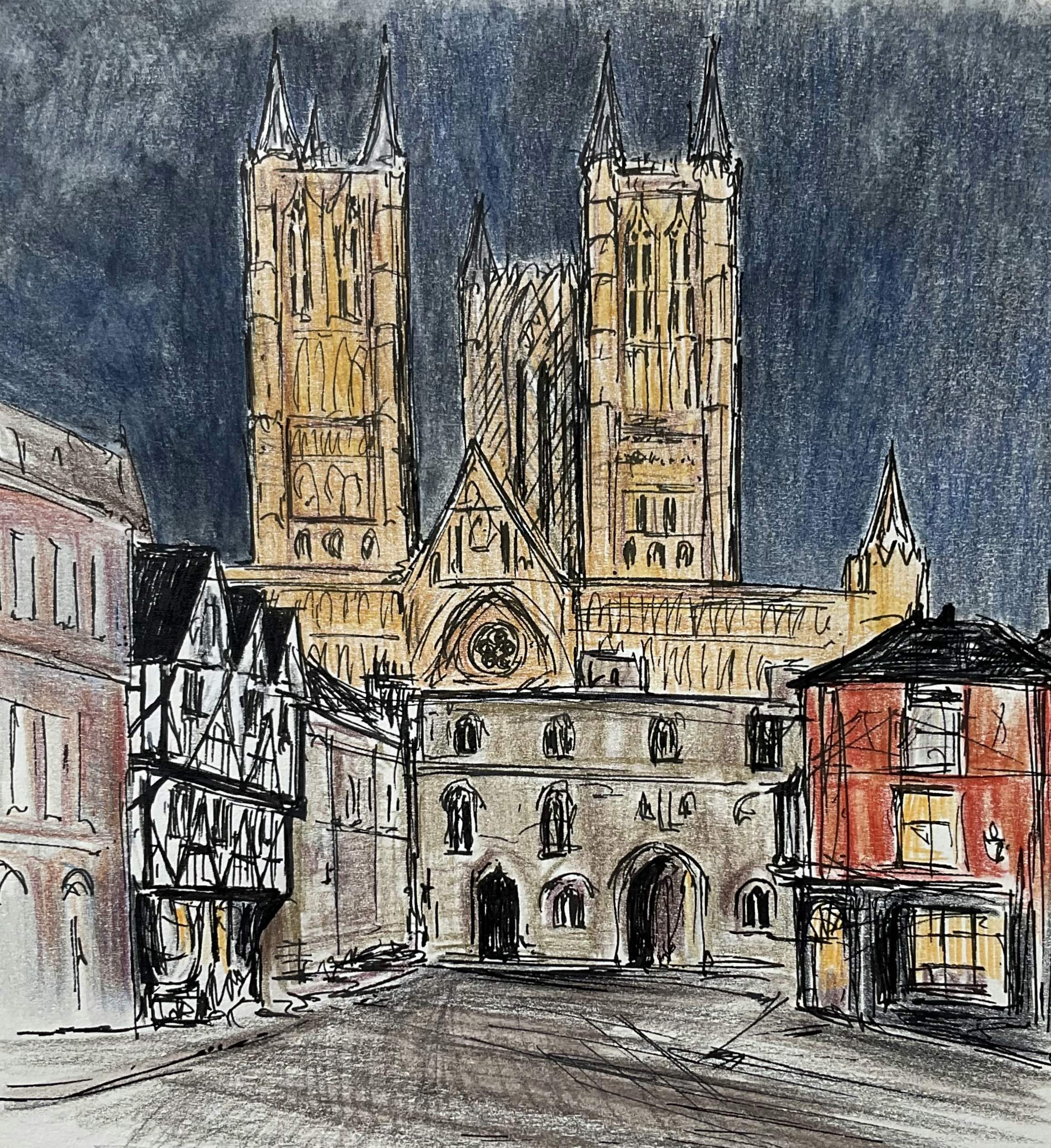 Lincoln Cathedral from Castle Square by Sarah Crouch | 25 January 2026