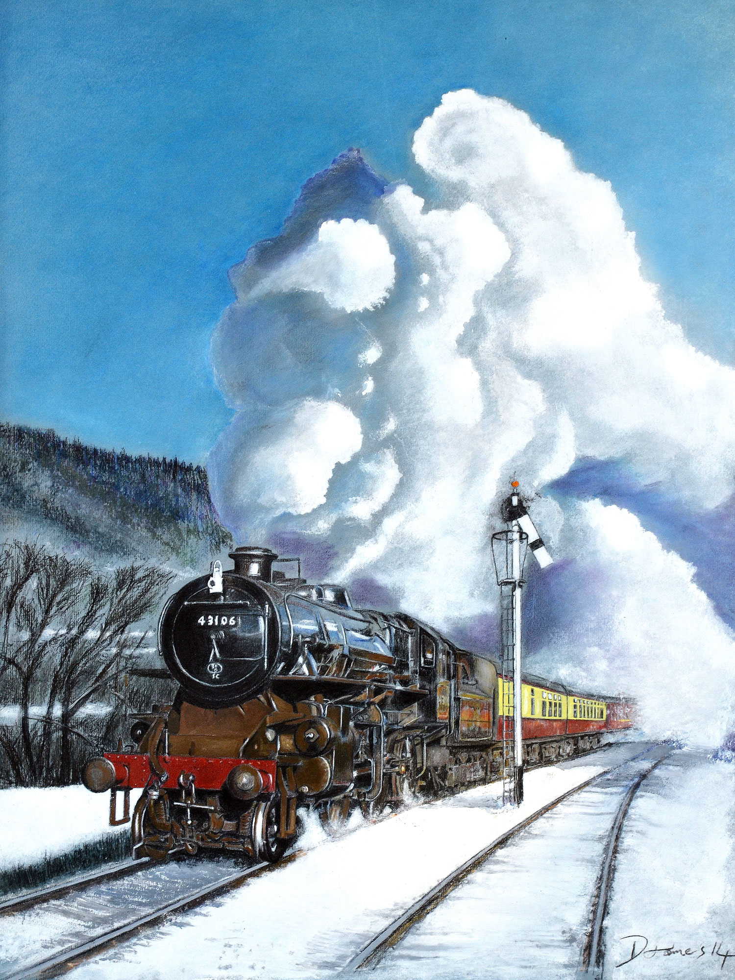 Steam Up on a Crisp Day by David James | 06 January 2026
