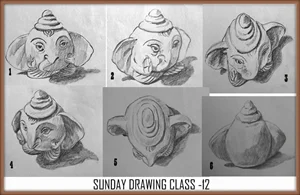 Blogs | Sunday Drawing class -12
