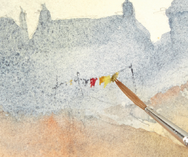 How to Paint Crail Harbour in Watercolour by David Bellamy