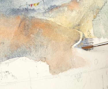 How to Paint Crail Harbour in Watercolour by David Bellamy