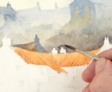 How to Paint Crail Harbour in Watercolour by David Bellamy