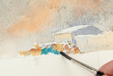 How to Paint Crail Harbour in Watercolour by David Bellamy