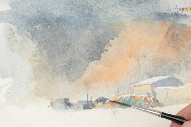 How to Paint Crail Harbour in Watercolour by David Bellamy