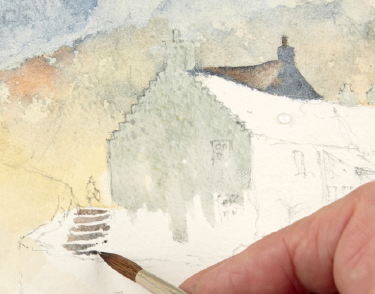 How to Paint Crail Harbour in Watercolour by David Bellamy