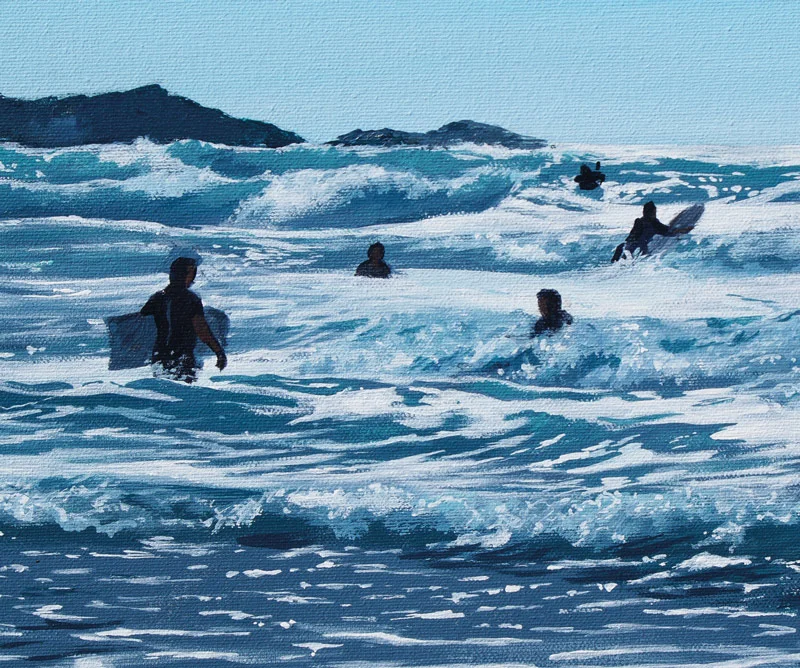 How to paint realistic seascapes in acrylic