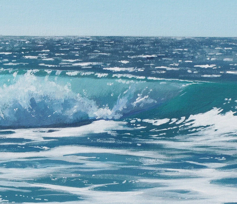 How to paint realistic seascapes in acrylic