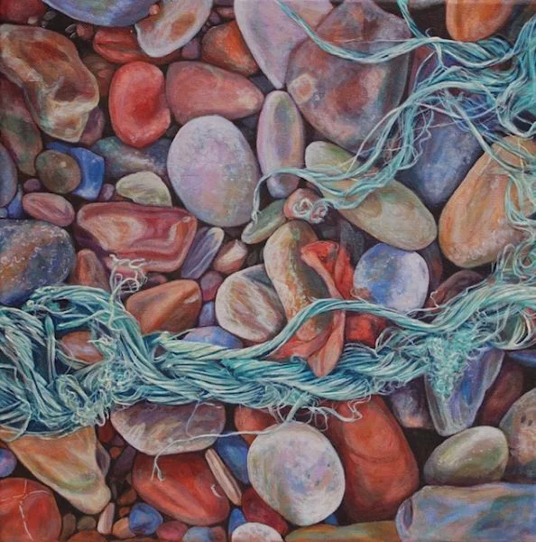 Explore glazing and texture with acrylic mediums