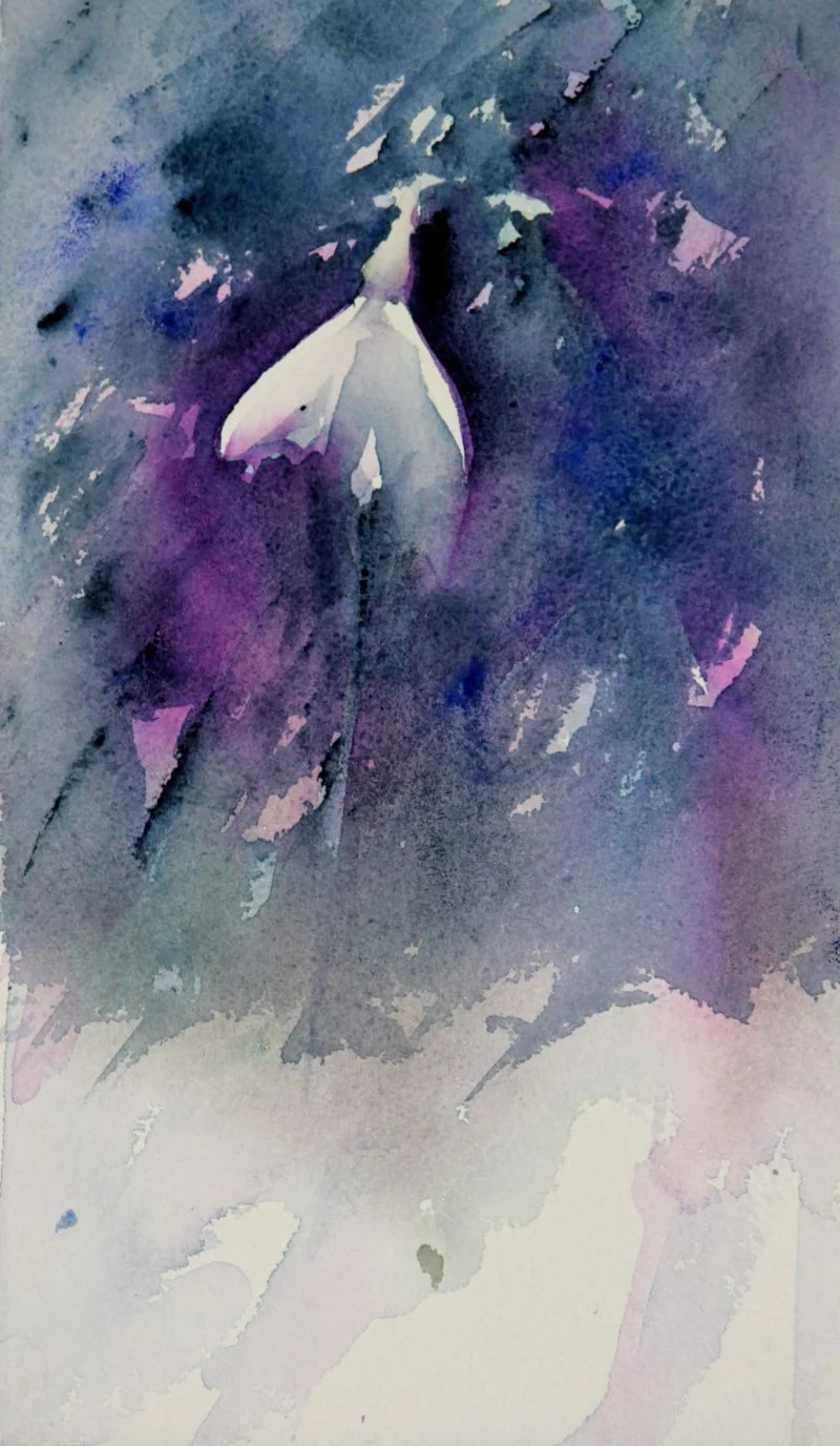 Make the most of blues in your watercolour palette