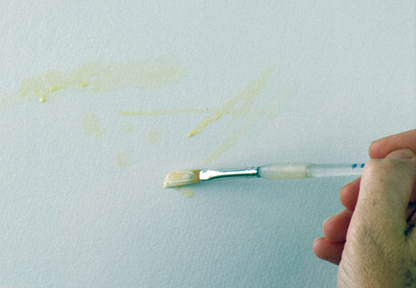 How to use masking fluid in watercolour painting