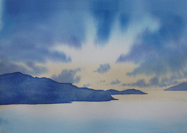 Painting watercolour landscapes: a tonal landscape demonstration