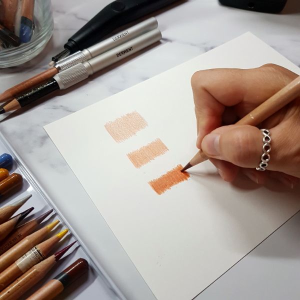 Top tips for coloured pencils
