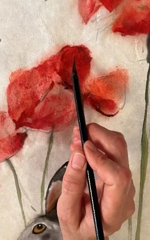 How to paint a rabbit using Chinese brush painting techniques