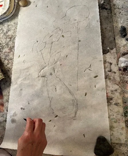 How to paint a rabbit using Chinese brush painting techniques