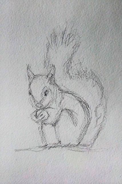 Red Squirrel demonstration by Linda Drury