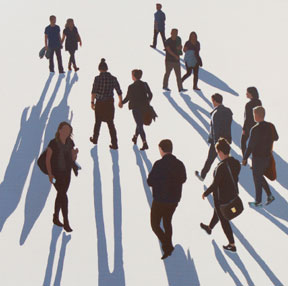 How to paint cast shadows in acrylic: a step-by-step demonstration