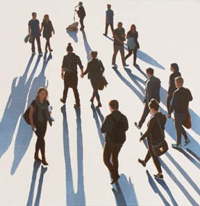 How to paint cast shadows in acrylic: a step-by-step demonstration