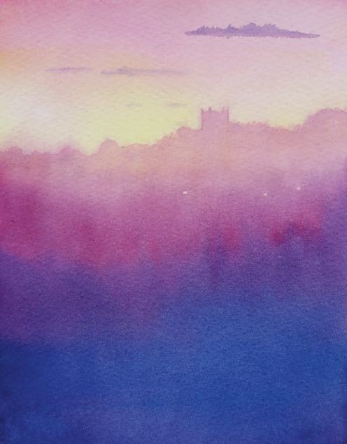 How to create aerial and atmospheric perspective in watercolour