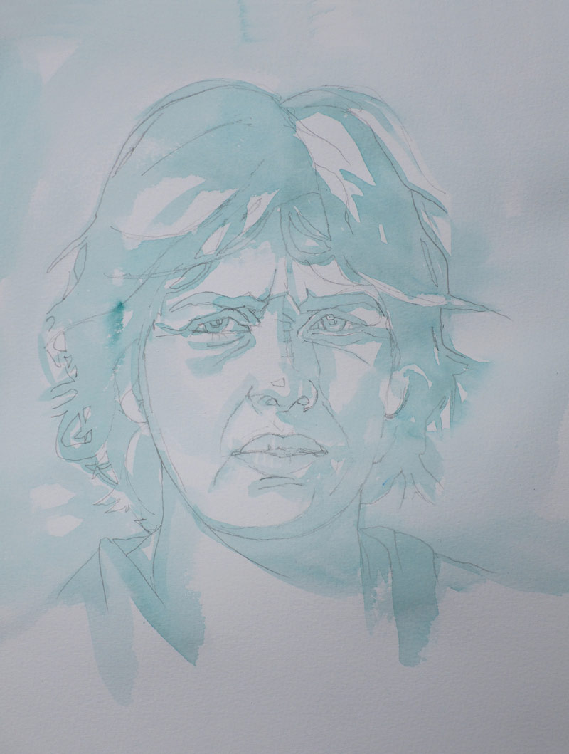 How to paint monochrome studies