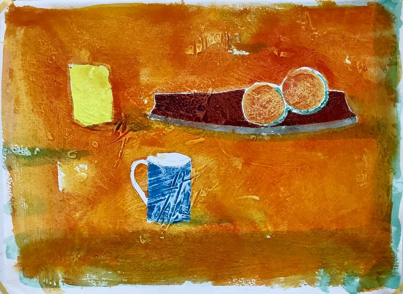 Learn acrylic ink resist techniques