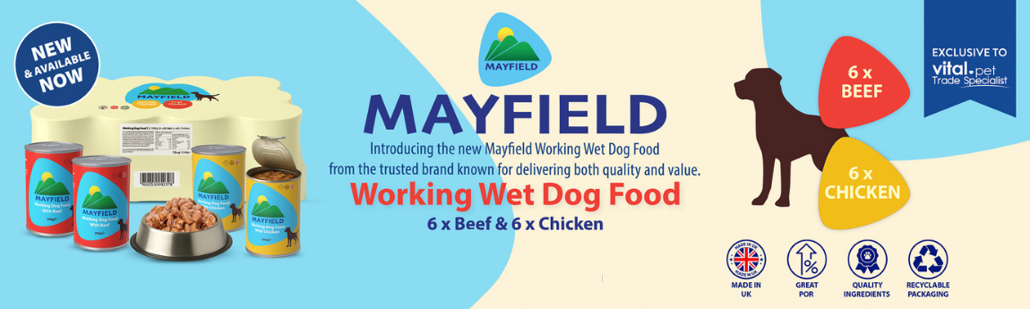 Mayfield Launches New Working Wet Dog Food - Pet Product Marketing