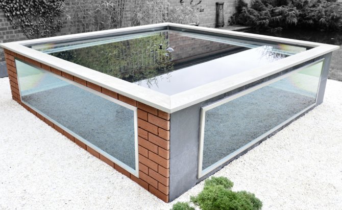 Instant pond complete with viewing windows - Practical Fishkeeping