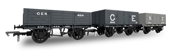 New GER 5-Plank and 7-Plank all-purpose General Merchandise Open wagons ...