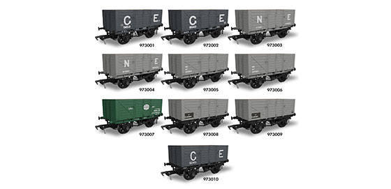 New GER 5-Plank and 7-Plank all-purpose General Merchandise Open wagons ...