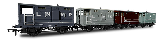 New LNWR Dia.17B Brake Van from Rapido - World Of Railways