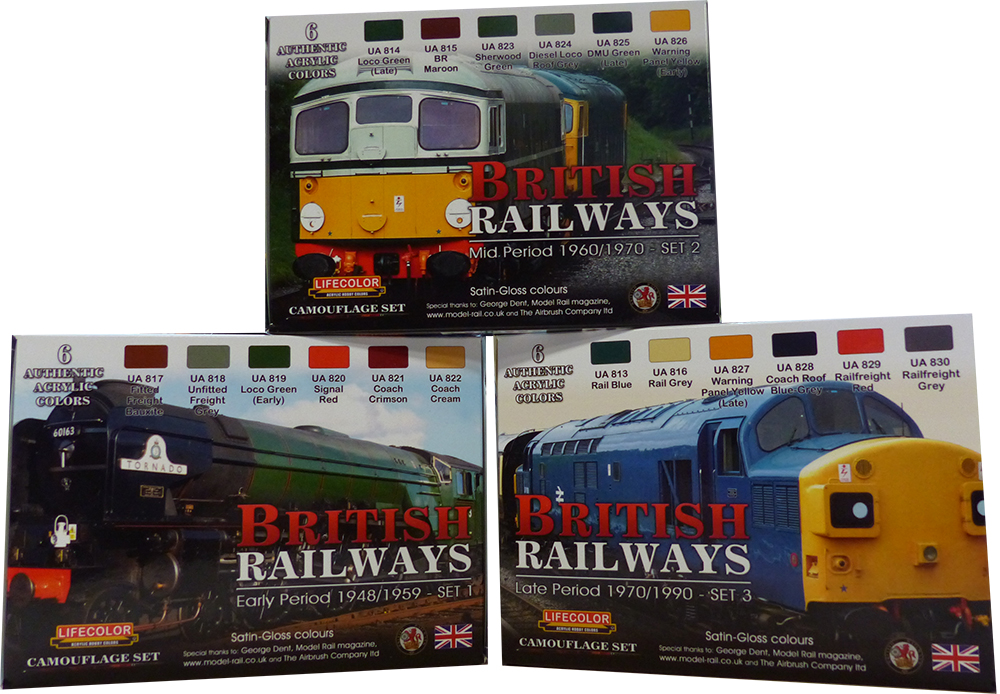 Acrylic British Railway Colours, now available from Lifecolor - World ...
