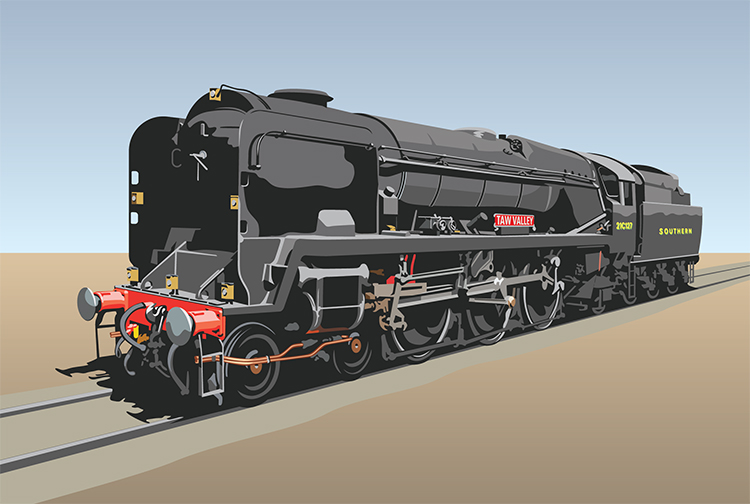 Striking livery unveiled for locomotive - World Of Railways