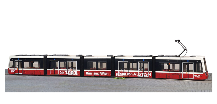 1000th Alstom tram celebrated with model - World Of Railways