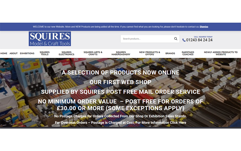 Squires tools a new website - World Of Railways