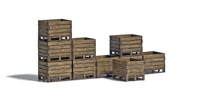 Laser-cut model crates arrive with retailer - World Of Railways